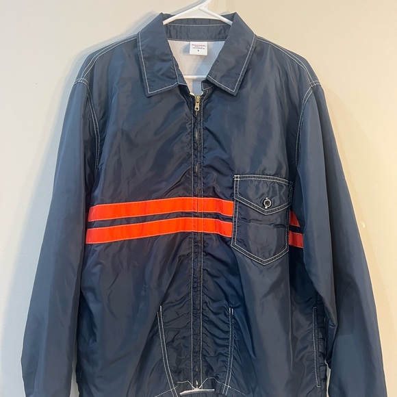 Birdwell | Jackets & Coats | Mens Navy And Red Striped Jacket | Poshmark